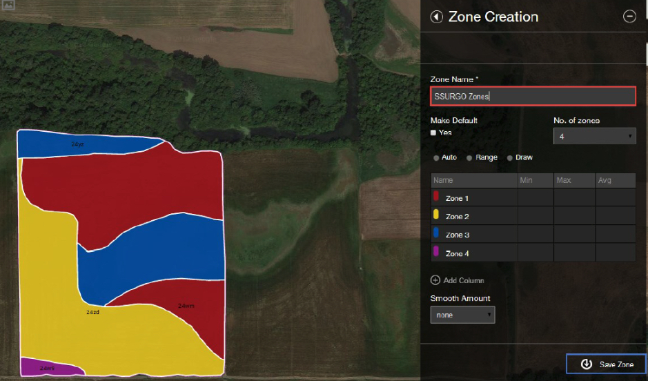 Creating Zones Using SSURGO Data – AgVerdict Help Page