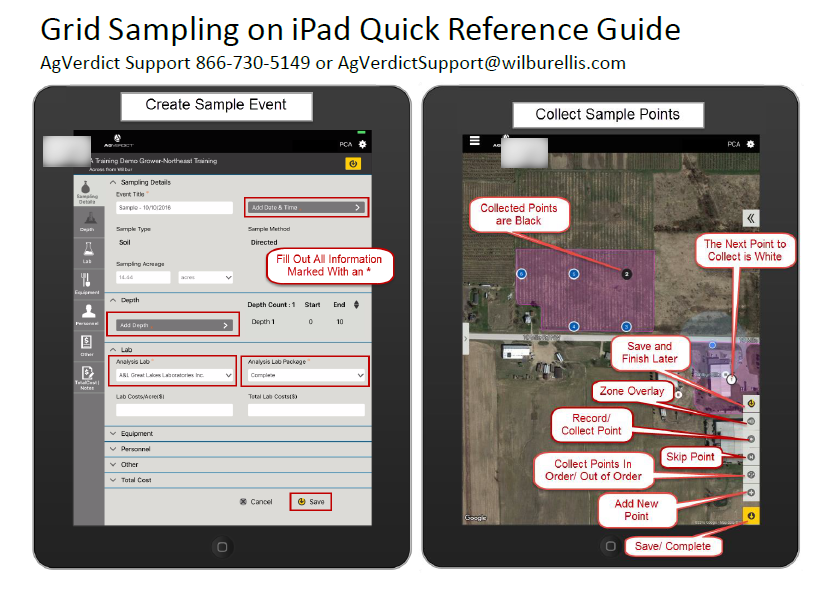 Grid Sampling iOS – AgVerdict Help Page