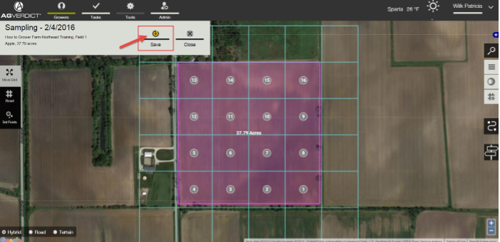 Grid Sampling – AgVerdict Help Page