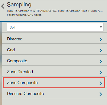 Zone Composite Sampling – AgVerdict Help Page