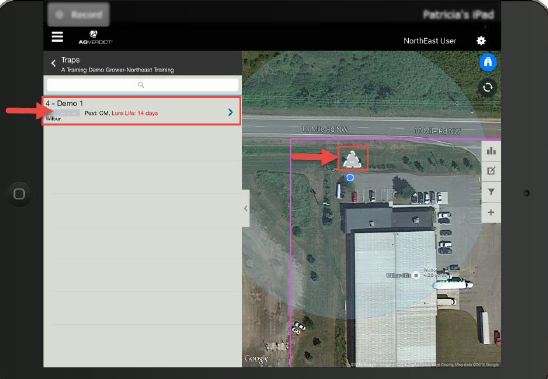 Trap Counting – AgVerdict Help Page