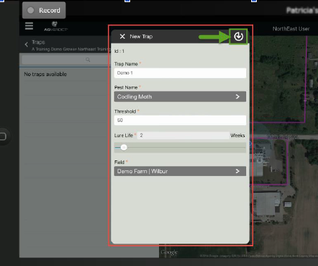 Trap Counting – AgVerdict Help Page