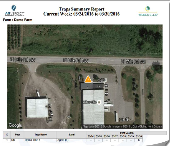 Trap Counting – AgVerdict Help Page